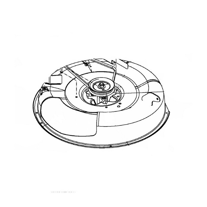 Carter de coupe tracteur tondeuse mastercut 60 | Carter de coupe tracteur tondeuse MTD Minirider